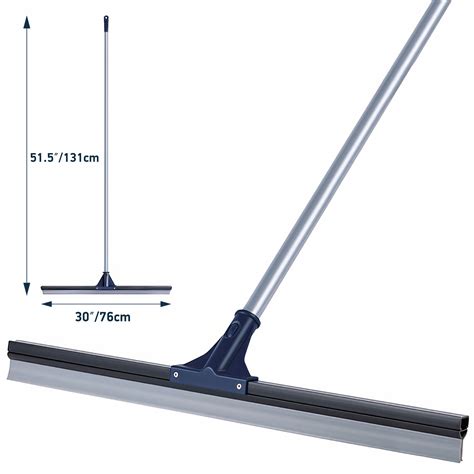 Dsv Heavy Duty Floor Squeegee With 515 Handle 30 Large Silicone