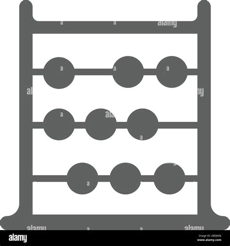 Beautiful Design And Fully Editable Abacus Icon Calculate Math
