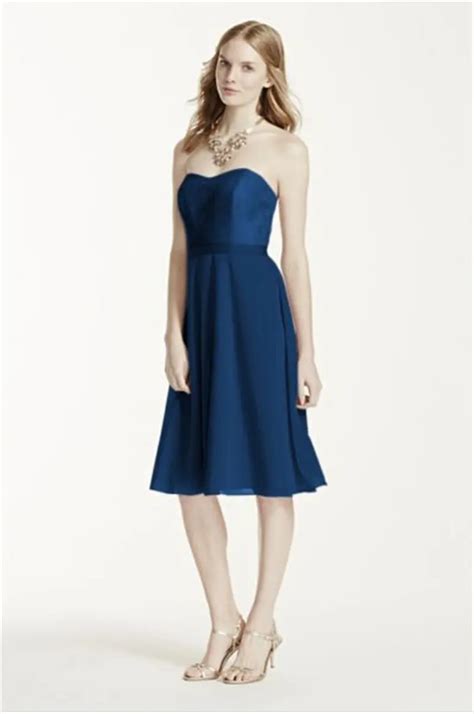 2015 Simple Coral Colored Bridesmaid Dress Knee Length Sweetheart Prom