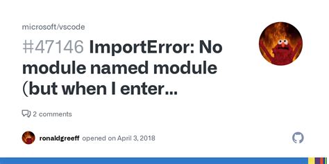 importerror no module named module but when i enter python i can import it · issue 47146