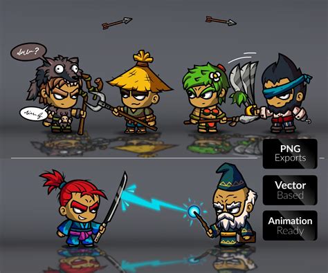 Role Playing Games Character Bundle Game Art Partners