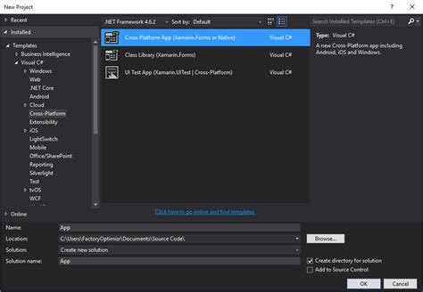 Xamarin Forms Visual Studio 2015 Xamarin Can T Create New Cross