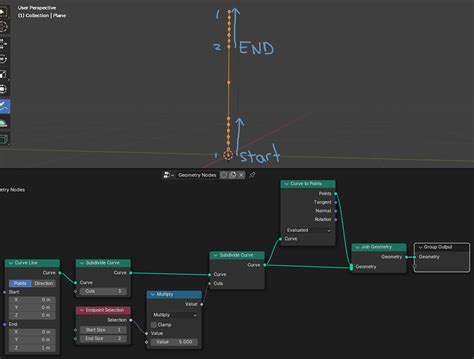 Blender Geo Nodes Control The Vertices Density Of Bezier Curve Modeling Blender Artists