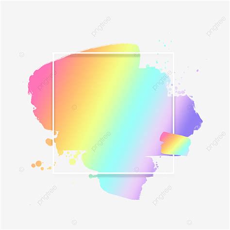 추상 홀로그램 무지개 일러스트 브러시 색상 이자 상표 요약 Png 일러스트 및 Psd 이미지 무료 다운로드 Pngtree