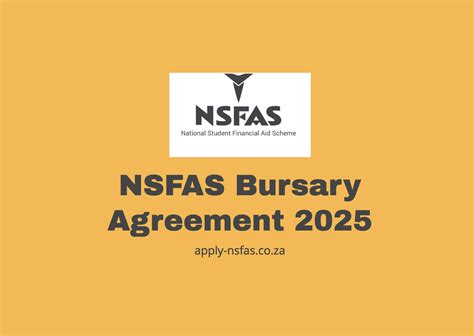 Nsfas Bursary Agreement 2025 Za