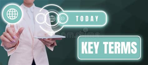 Sign Displaying Key Terms Word For Words That Can Help A Person In Searching Information They