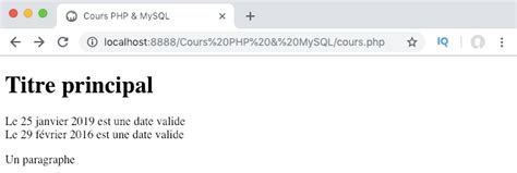 Comparer Des Dates Et Tester La Validité Dune Date En Php Pierre Giraud