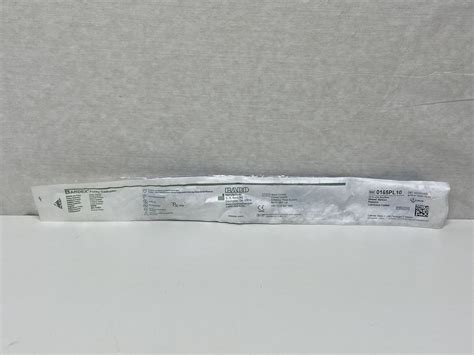 New Bard 10fr Ch 3cc 3ml Ribbed Balloon Pediatric Lubricious 0165pl10