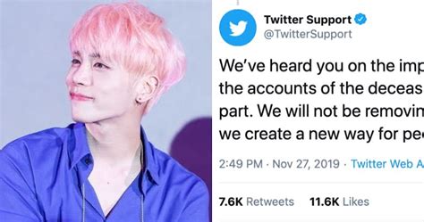 Shinee Fans Protected Jonghyuns Twitter Account From Being Deleted