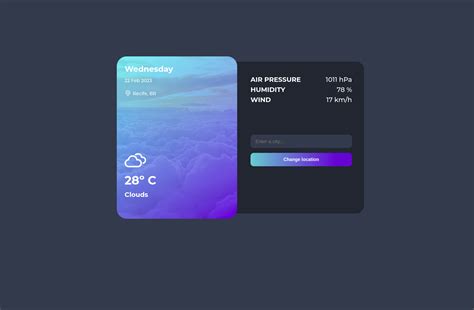 Github Pedrosantiago20forecast Consuming An Api Using Javascript Vanilla Html And Css