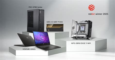Msi Wins Multiple Red Dot Design Awards