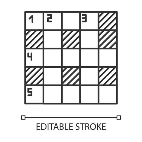 Mathematical Puzzle Linear Icon Sudoku Grid Number Placement Logic Game Cryptic Crosswords