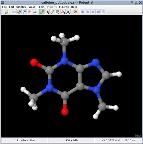 Jmol Coloured Isosurface
