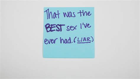 Sticky Note Confessions New Yorkers Share The 21 Craziest Things They Ve Been Told After Sex