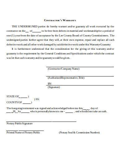 Extended Warranty Agreement Template Kaesg Blog