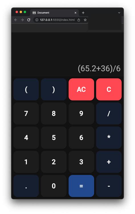 Github Philippduckcalculator Calculator Webapp Programmed With Javascript