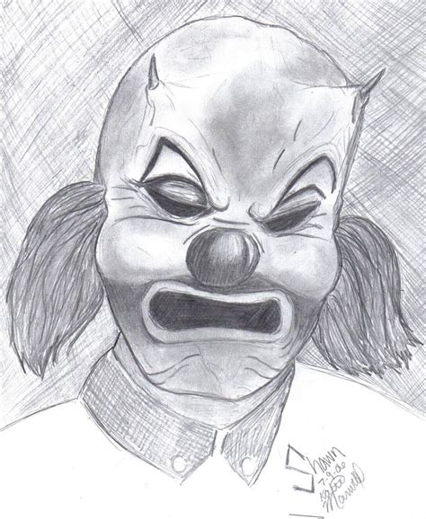 Slipknot Shawn Sketch By Rocklover91 On Deviantart
