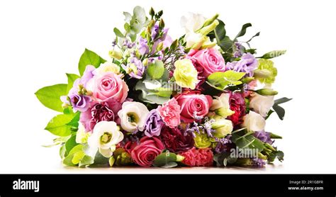 Decorative Flowers Composition Cut Out Stock Images And Pictures Alamy