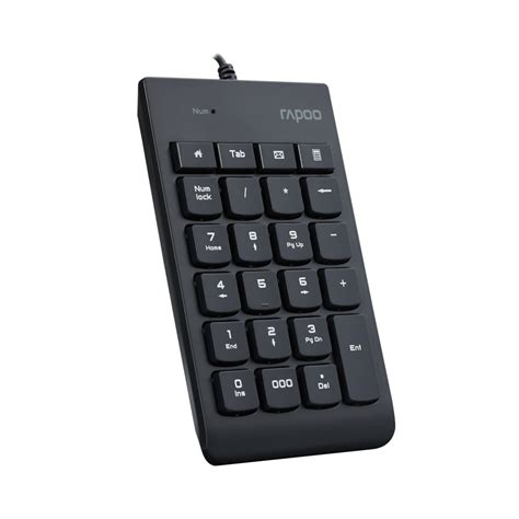 Rapoo K10 Black Wired Numeric Number Pad Keyboard