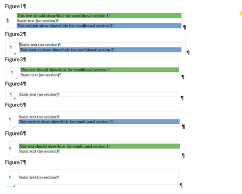 Table Rows Not Shrinking When Conditional Sections Are Hidden Libreoffice 24 8 5 2 English