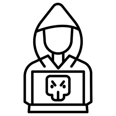 Premium Vector Hacker Vector Illustration