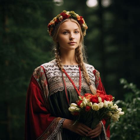 Девушка в русском костюме от нейросети Идеи наряда Костюм Стиль