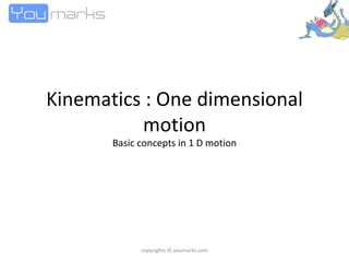 Kinematics Motion In 1 D PPT