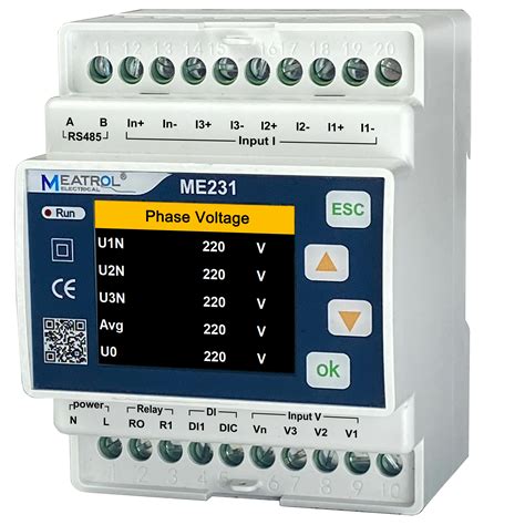 Meatrol Me231 Precision 3 Phase Power Monitoring Equipment