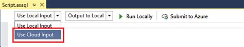 Test Live Data With Azure Stream Analytics For Visual Studio Azure Stream Analytics