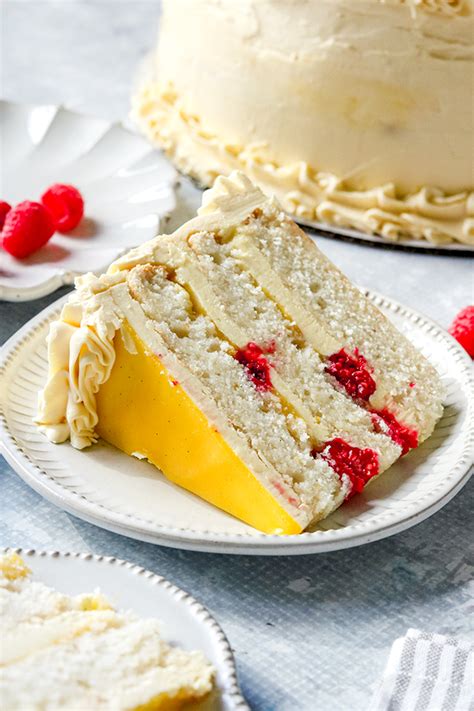 Lemon Raspberry Layer Cake With Lemon Buttercream Joanne Eats Well