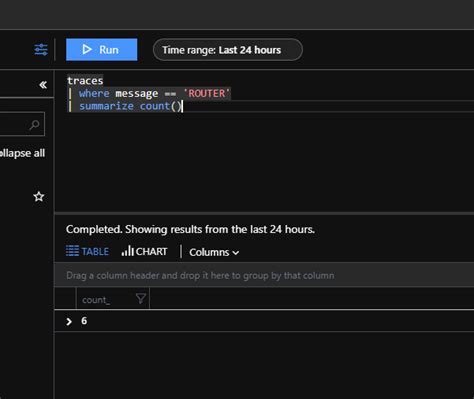 Grafana Azure Application Insights Filter On Message Column