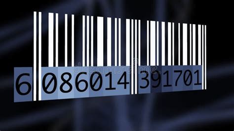 Tracking Bar Code Identification Sticker Label Barcodes Number Motion