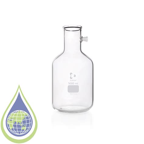 DURAN Filtering Flasks And Bottles With Side Arm Socket Bottle Shape For Vacuum Use