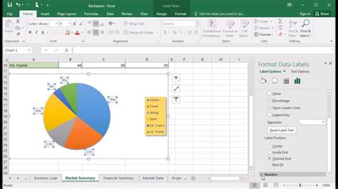 Add Percentage Pie Chart Excel Excel Pie Chart Show Percenta