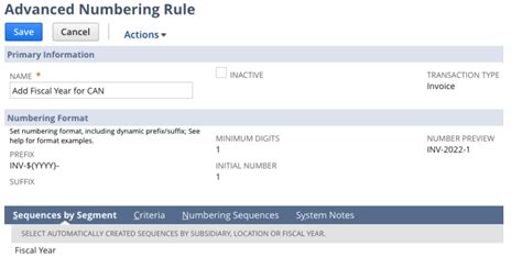 NetSuite Advanced Numbering Guide Plative