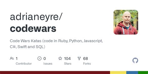Github Adrianeyrecodewars Code Wars Katas Code In Ruby Python Javascript C Swift And Sql