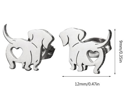 Обеци Кучета Дакели Стомана Фръцла