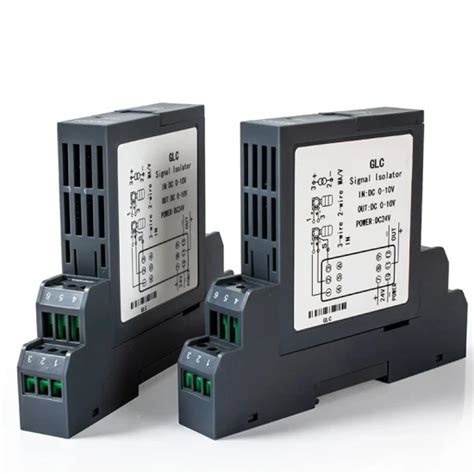 Analog Signal Isolator 1 In 1 Out 4 20ma To 0 10v 0 5v Rs485 Signal Converter Isolator Dc24v 4