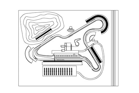 Running Track Free Cad Drawings