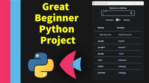 password locker with sqlite python and flet beginner tutorial youtube