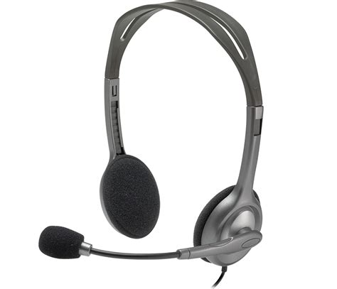 Logitech H Stereo Headset Dual Mm Jacks Noise Cancelling Mic