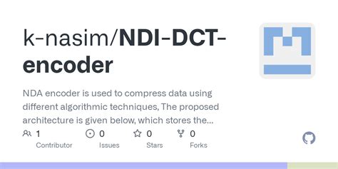 Github K Nasimndi Dct Encoder Nda Encoder Is Used To Compress Data Using Different