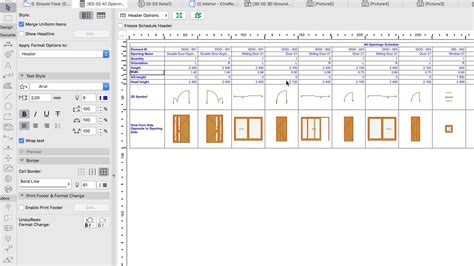 Autocad Door Schedule Template