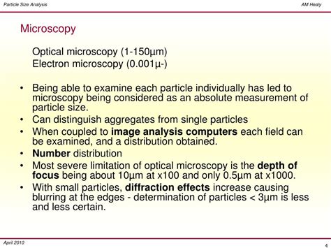 Ppt Particle Size Analysis Powerpoint Presentation Free Download