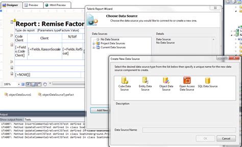 Telerik Reporting Silverlight and WCF Service Néosoft