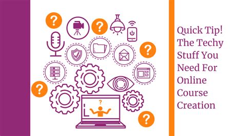 online course creation tips what techy stuff and equipment do you need