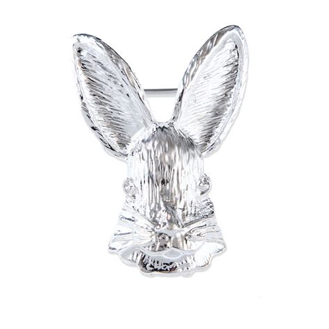 Badu Bg Сладък заек брошка игли метални анимационни метални животни ревер игла шал катарама