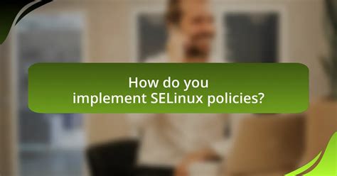 Understanding And Implementing SELinux Policies Linuxexpocanada Com