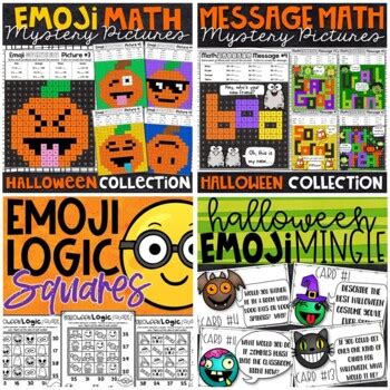 Halloween Bundle Mystery Pictures Logic Puzzles And More By Ford S Board