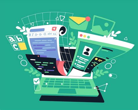 Free Vector Flat Web Development Concept Cms